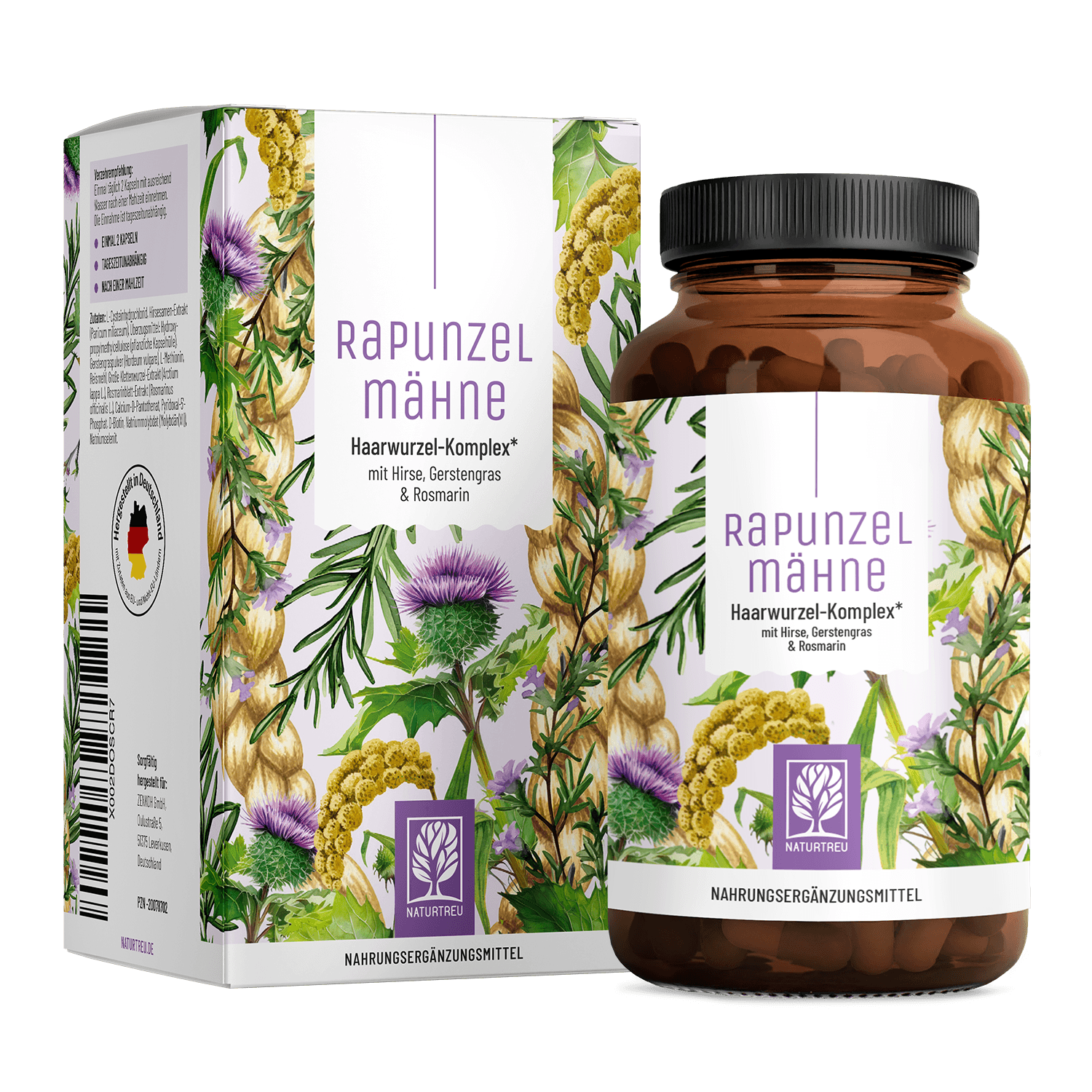 NATURTREU RAPUNZELMÄHNE · Haarwurzel Komplex